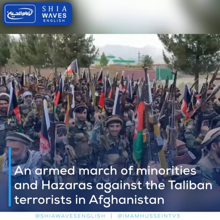 An armed march of minorities and Hazaras against the Taliban terrorists ...