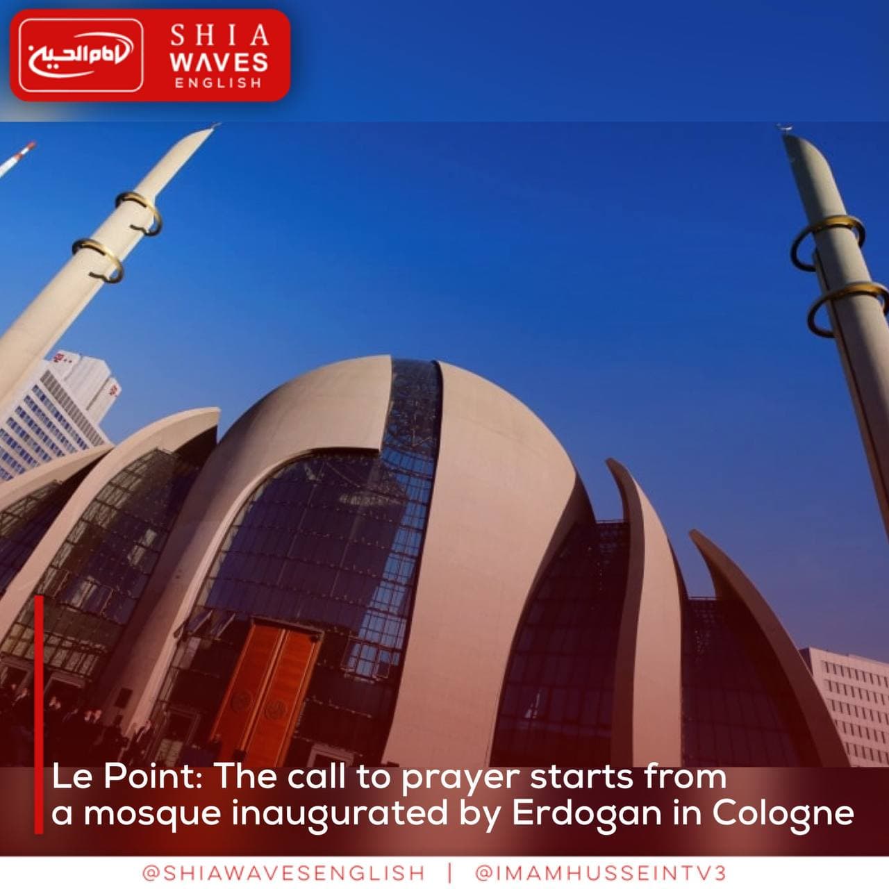 Le Point: The call to prayer starts from a mosque inaugurated by ...