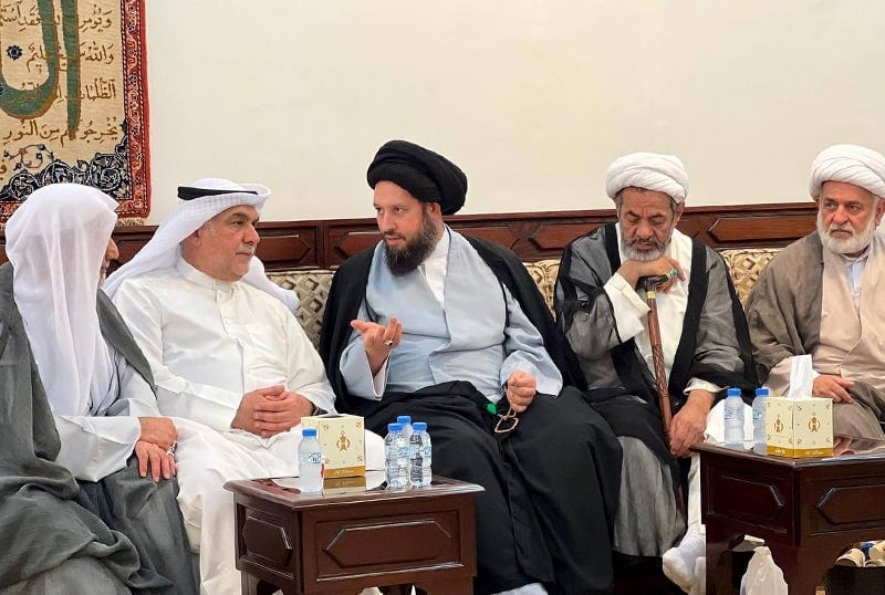 The son of Grand Ayatollah Shirazi visits several prominent Shia ...