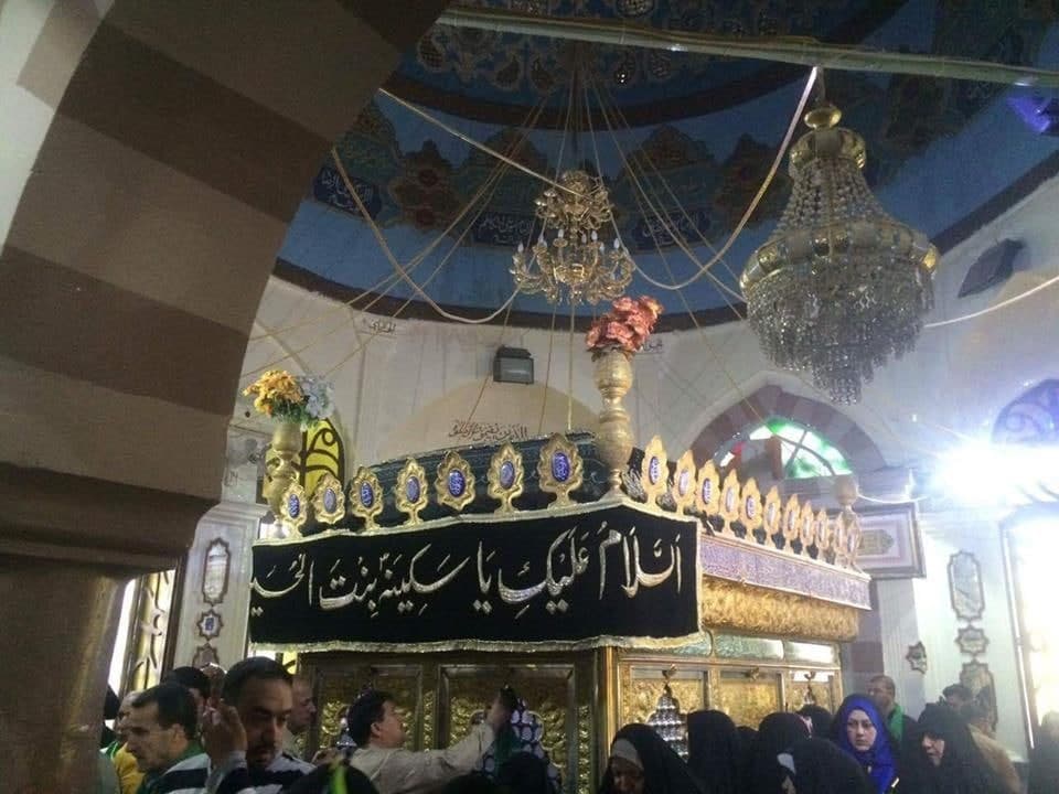 Shia Muslims commemorate demise anniversary of Lady Sakina, daughter of ...