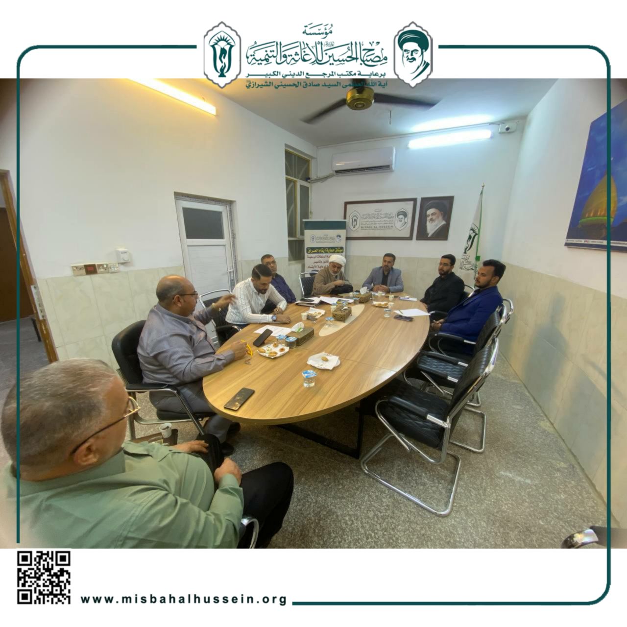 Misbah Al-Hussein Foundation discusses its weekly project on the ...