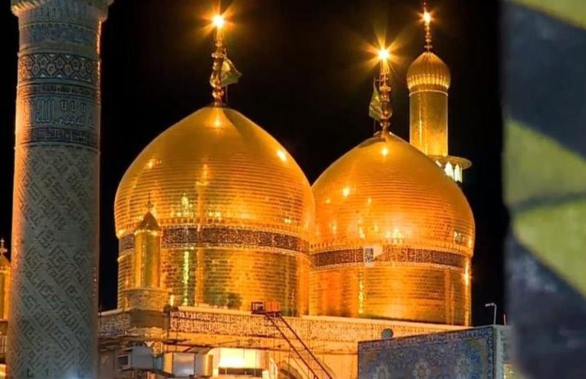 Holy Shrine of Kadhimiya hoists black banner of sorrow over martyrdom ...