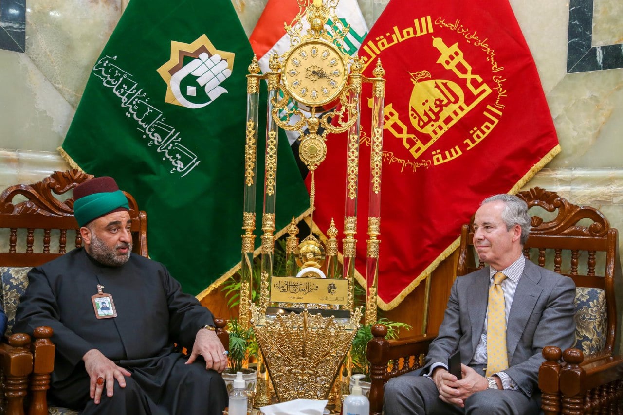 Spanish Ambassador to Iraq visits Holy Shrines of Imam Hussein, Abo al ...