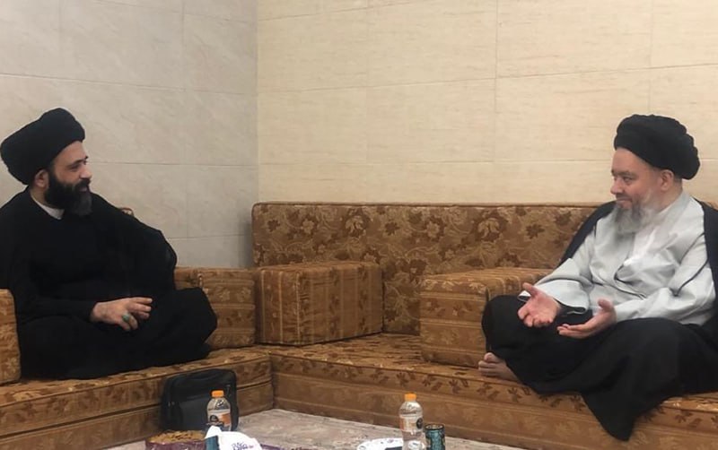 Hujjat-ul-Islam Sayyed Ali Talaghani meets Ayatollah Sayyid Hossein ...