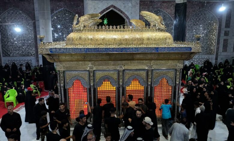 Holy Zarih of Aun bin Abdullah installed in his shrine - Shia Waves