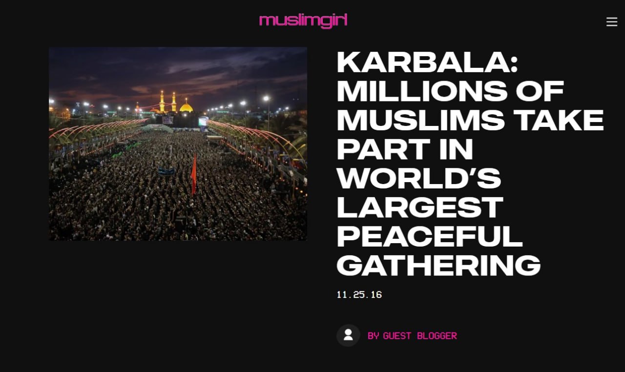 Canadian magazine publishes article on major role Sayyeda Zainab played ...