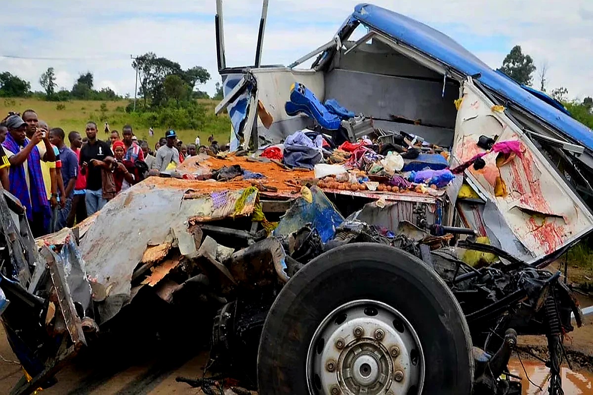 Truck-bus head-on-collision in western Tanzania claims 8 lives, injures ...