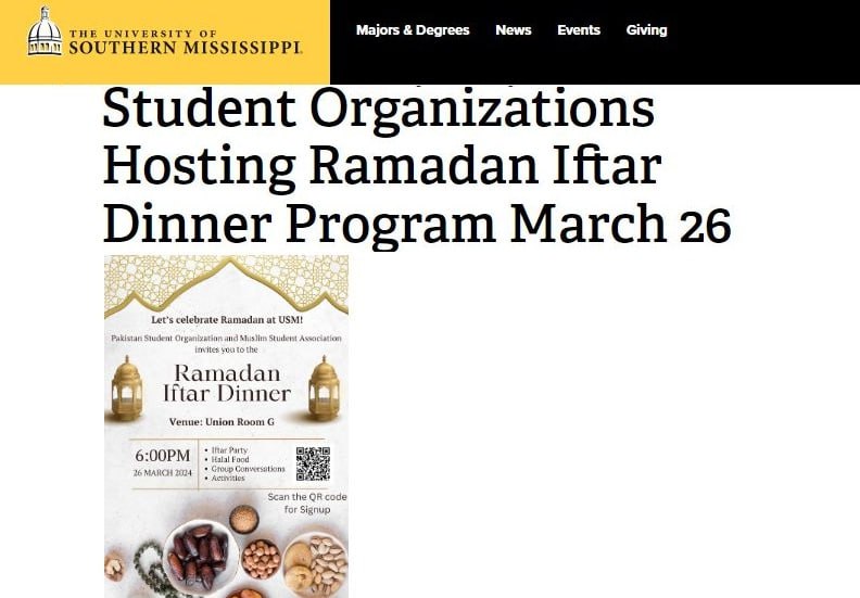 US: Student organizations host Ramadan iftar dinner - Shia Waves
