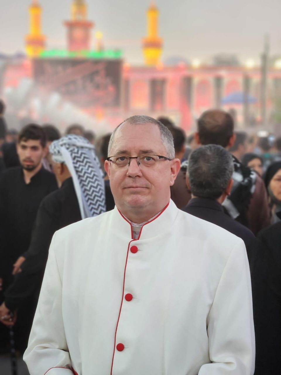 English priest recounts his journey to Holy Karbala during blessed Arba ...