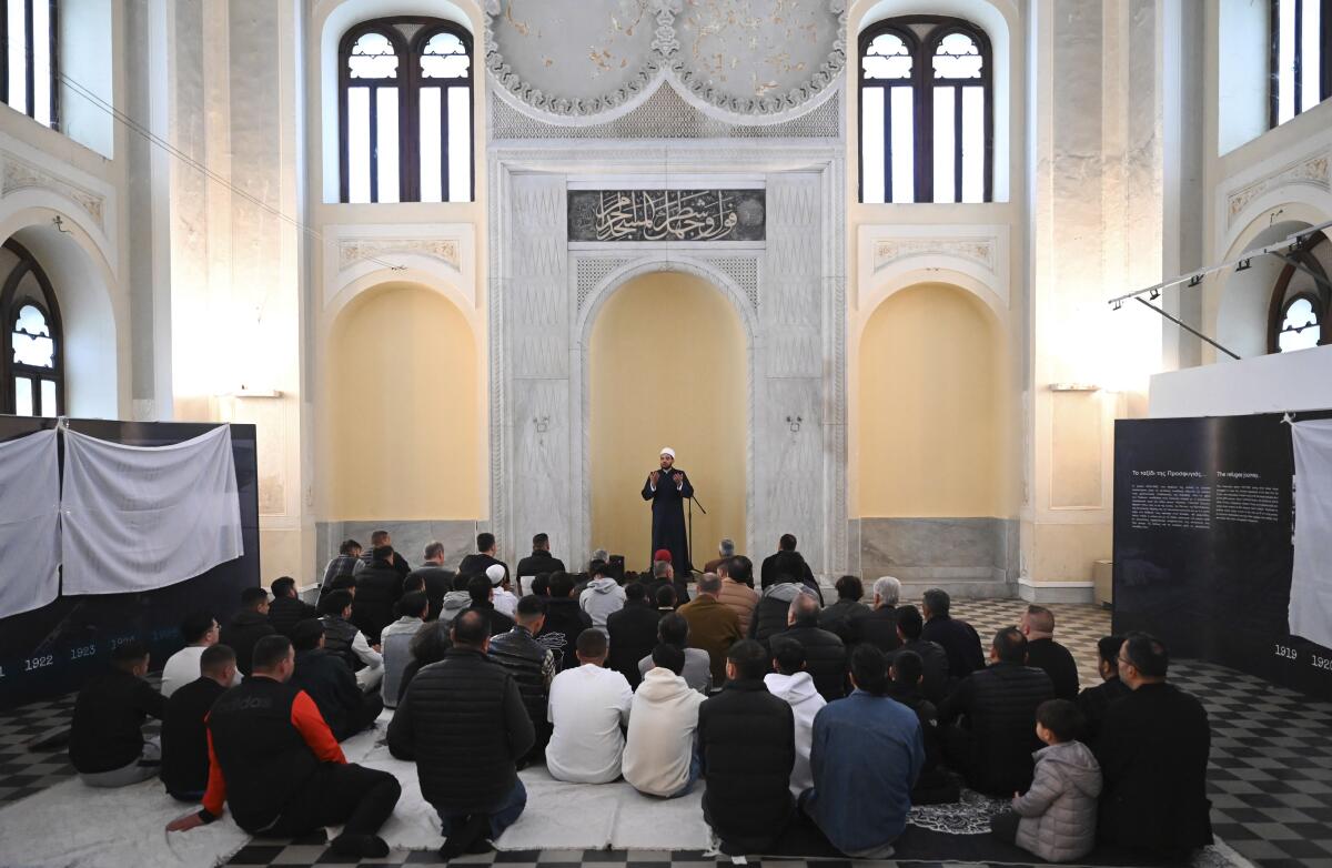 Historic former mosque in northern Greece holds Eid prayers for first ...