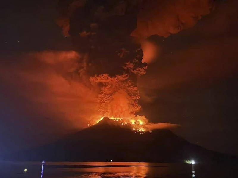 Over 11,000 evacuated in northern Indonesia following volcanic eruption ...