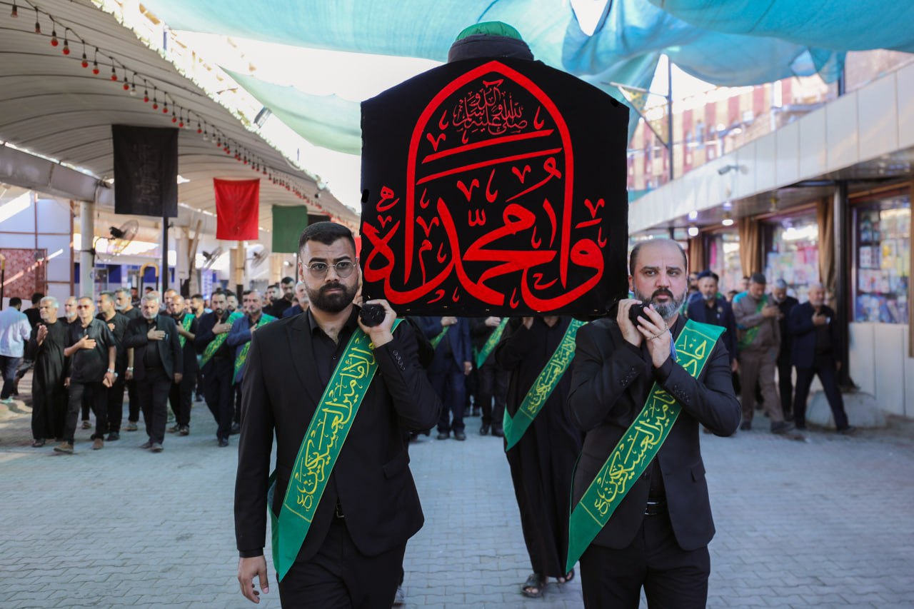 Shia mourners in Holy Samarra hold symbolic funeral procession to ...