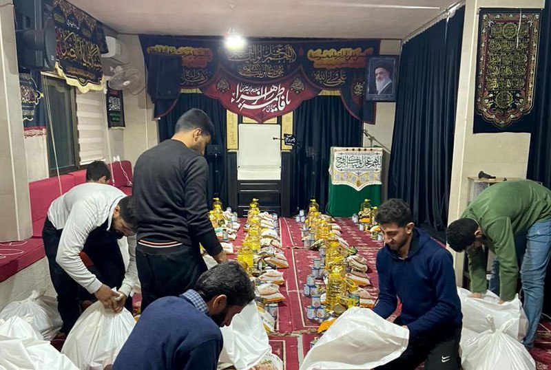 Husseiniyah of Hussain Ibn Ali in Beirut provides food aid to Shias ...