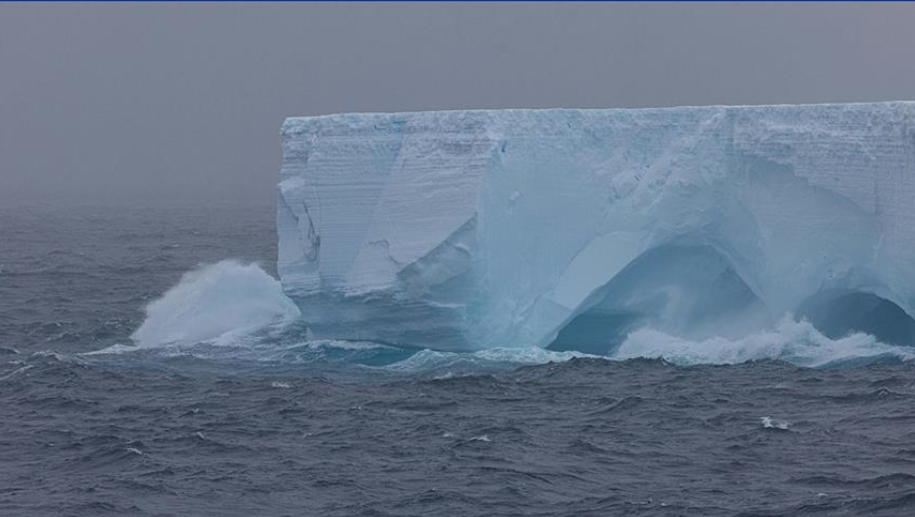 World’s Largest Iceberg Grounds Near South Georgia Island - Shia Waves