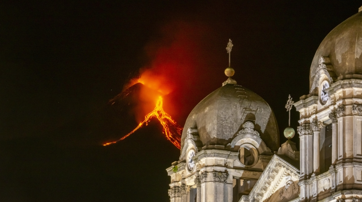 Europe’s tallest active volcano erupts again, spews ash and lava - Shia ...